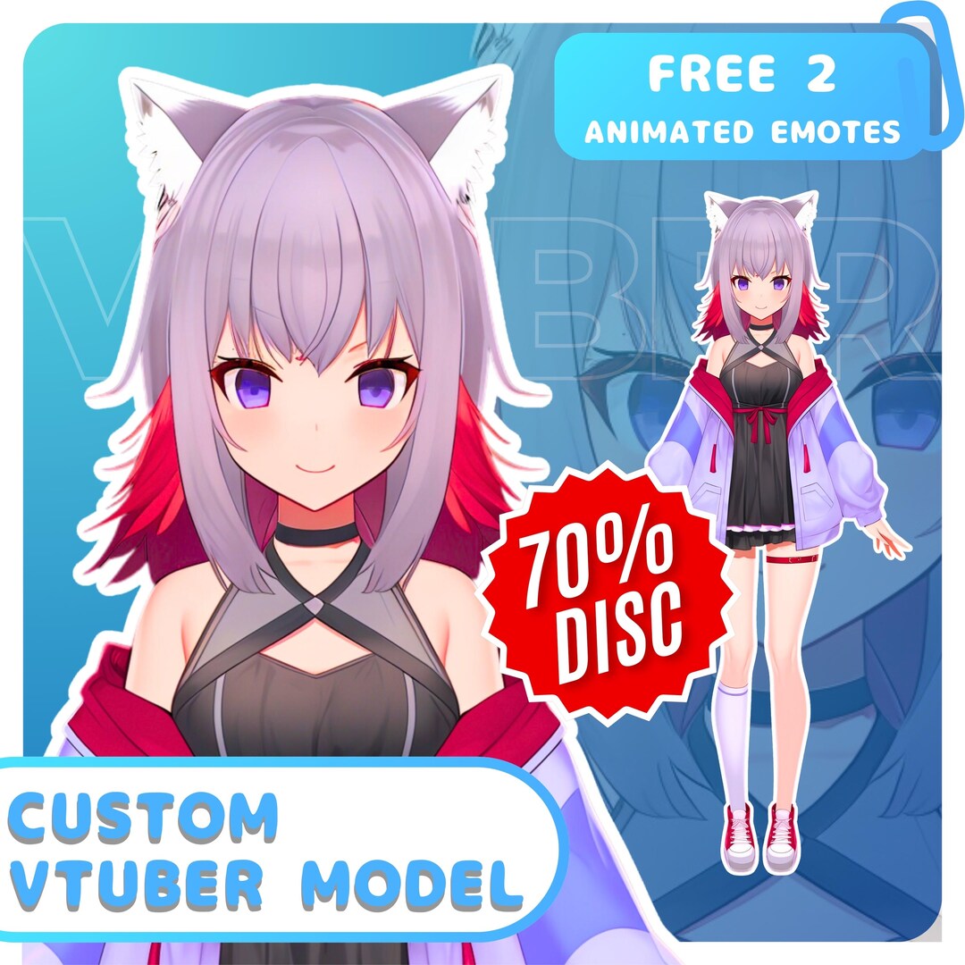 Custom Vtuber Model for Commercial Use Vtuber Design Anime Art Original ...