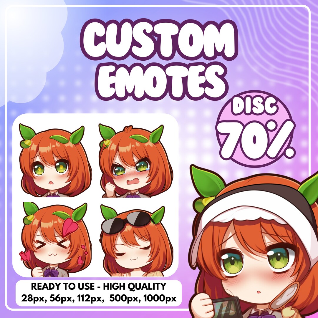 CUSTOM TWITCH EMOTES, Animated Emotes, Vtuber Emotes, Kick Emotes, Sub ...
