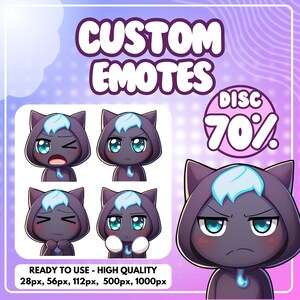 CUSTOM TWITCH EMOTES, Animated Emotes, Vtuber Emotes, Kick Emotes, Sub ...