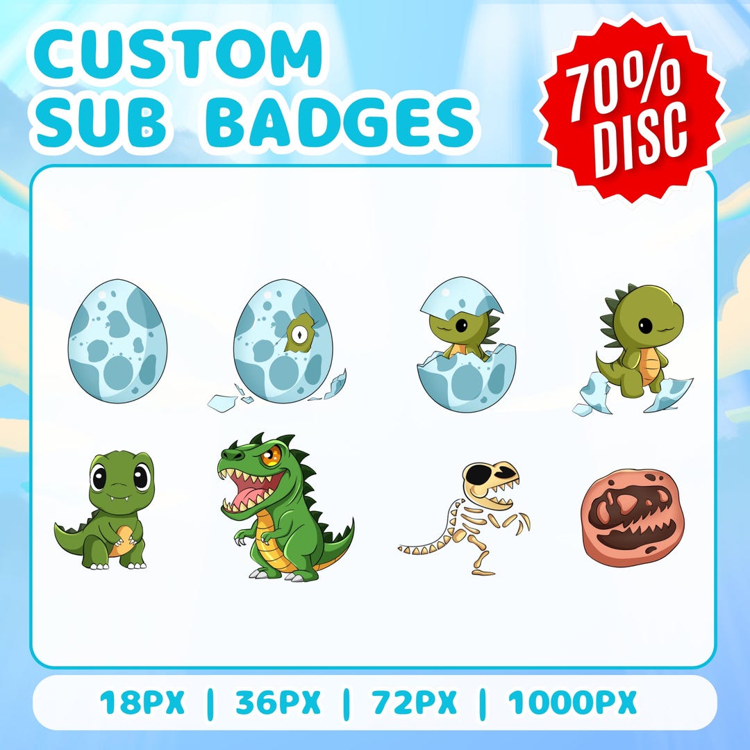 Custom Sub Badges | Twitch Sub Badges | Twitch Bit Badges | Sub Badges ...