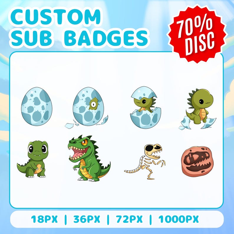 Custom Sub Badges | Twitch Sub Badges | Twitch Bit Badges | Sub Badges ...