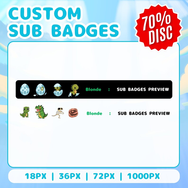 Twitch Sub Badges for Your Twitch | Original Twitch Sub Badges for Your ...