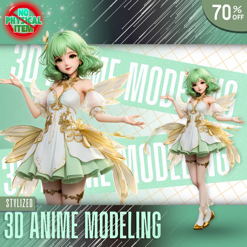 Custom Anime 3D Model | STL File for Resin/fdm Printing - Etsy Canada