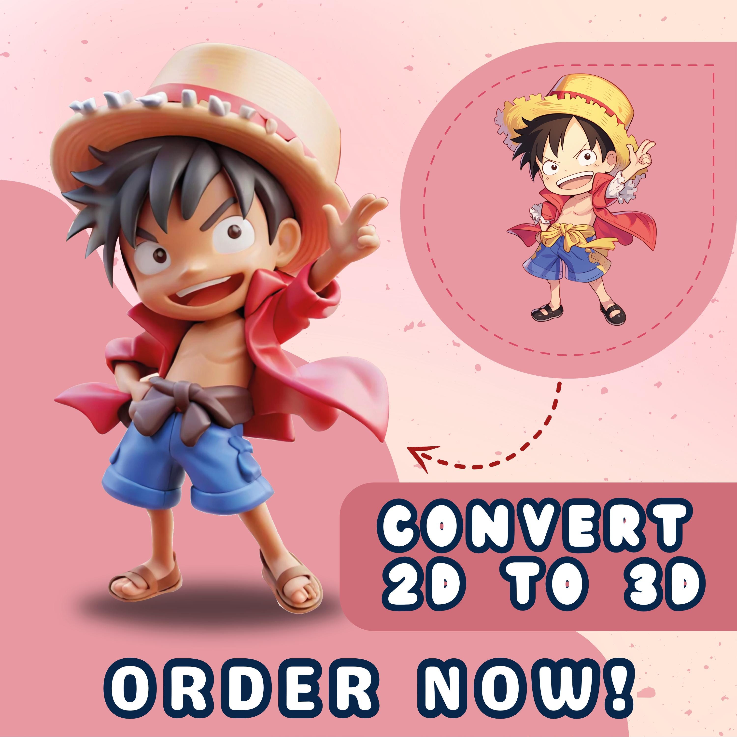 CONVERT 2D TO 3D 3D Model Commission 3D Design Service Custom DIGITAL ...