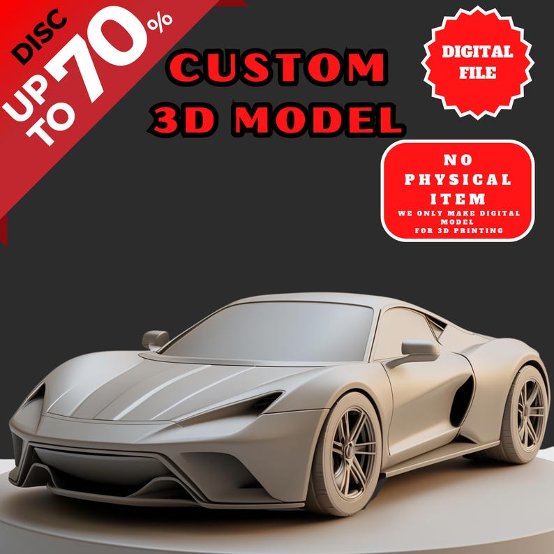 Custom 3D Vehicle Modeling | STL File for 3D Printing - Etsy