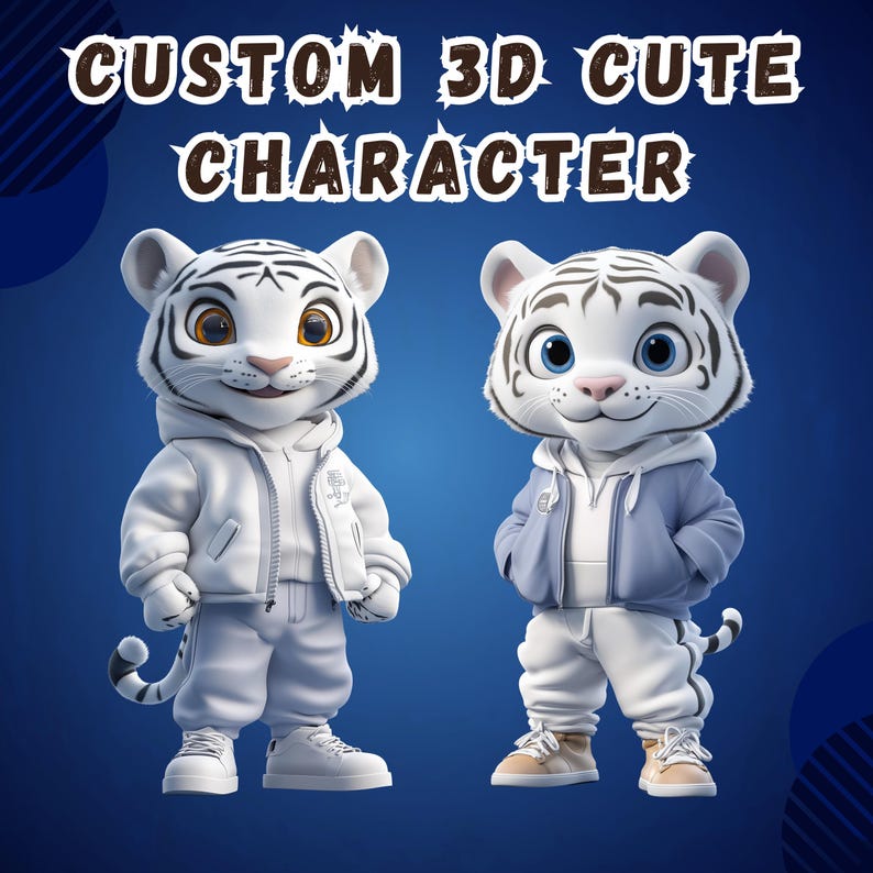 CUSTOM 3D CUTE Modeling Character, 3D Human, 3D Animal, & 3D Creatures for 3D Printing Animation ...