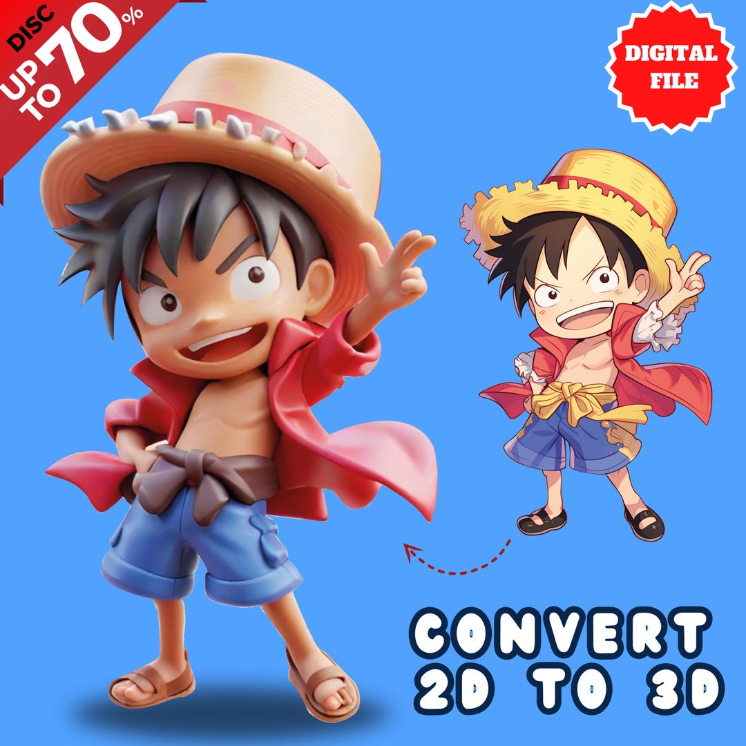 CONVERT 2D TO 3D | 3D Model Commission | 3D Design Service | Custom ...