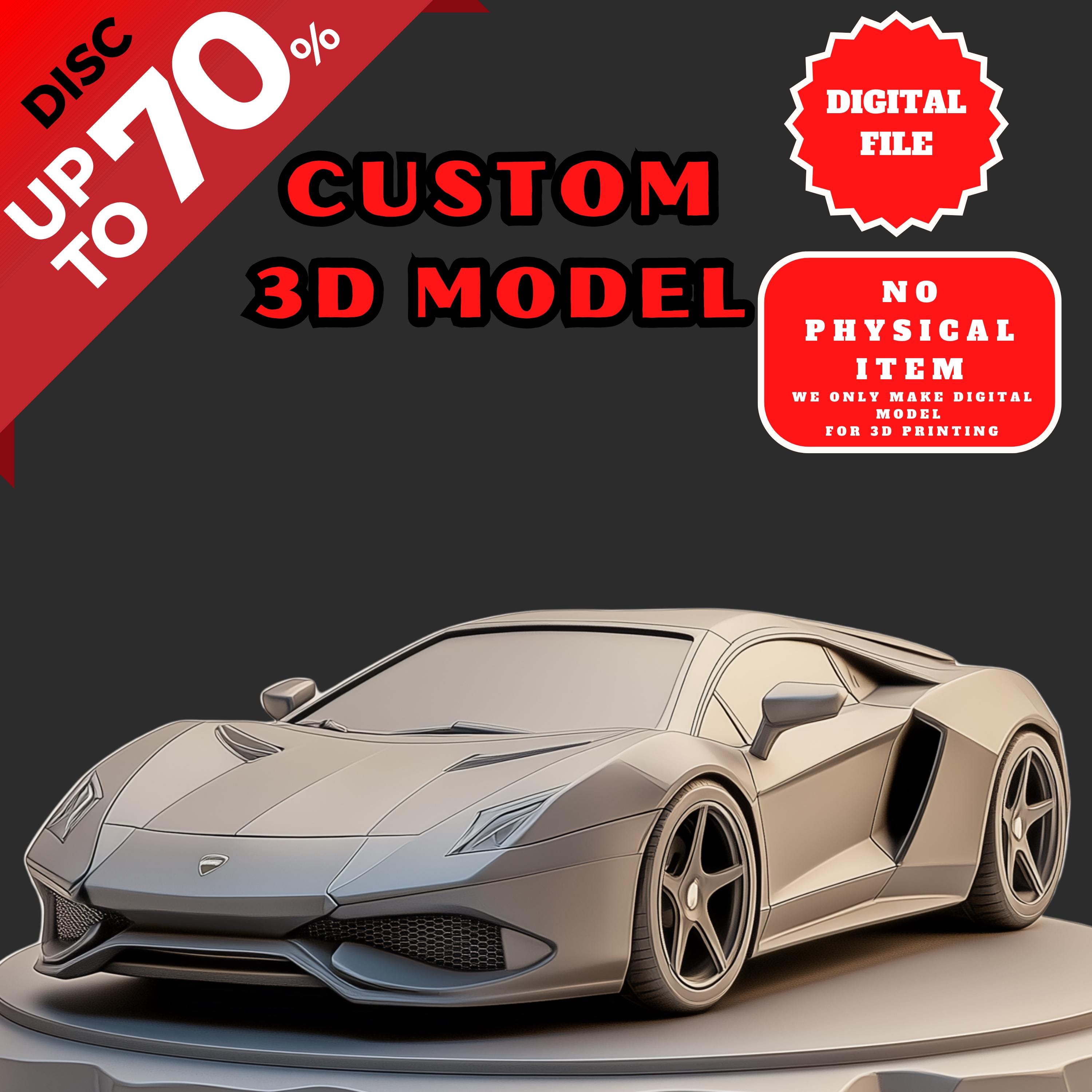 Custom 3D Vehicle Modeling | STL File for 3D Printing - Etsy