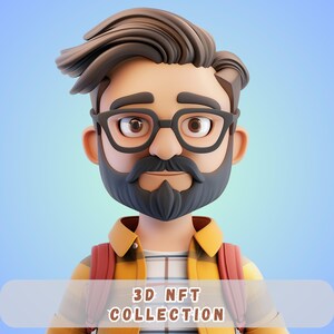 Custom 3D NFT Art Collection, 3D Nft Model,3d Character,3d Modeling, 3D Model, Collectible, NFT ...