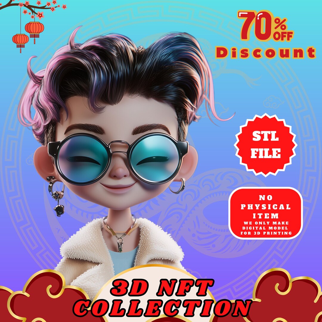 Custom 3D NFT Art Collection, 3D Nft Model,3d Character,3d Modeling, 3D ...