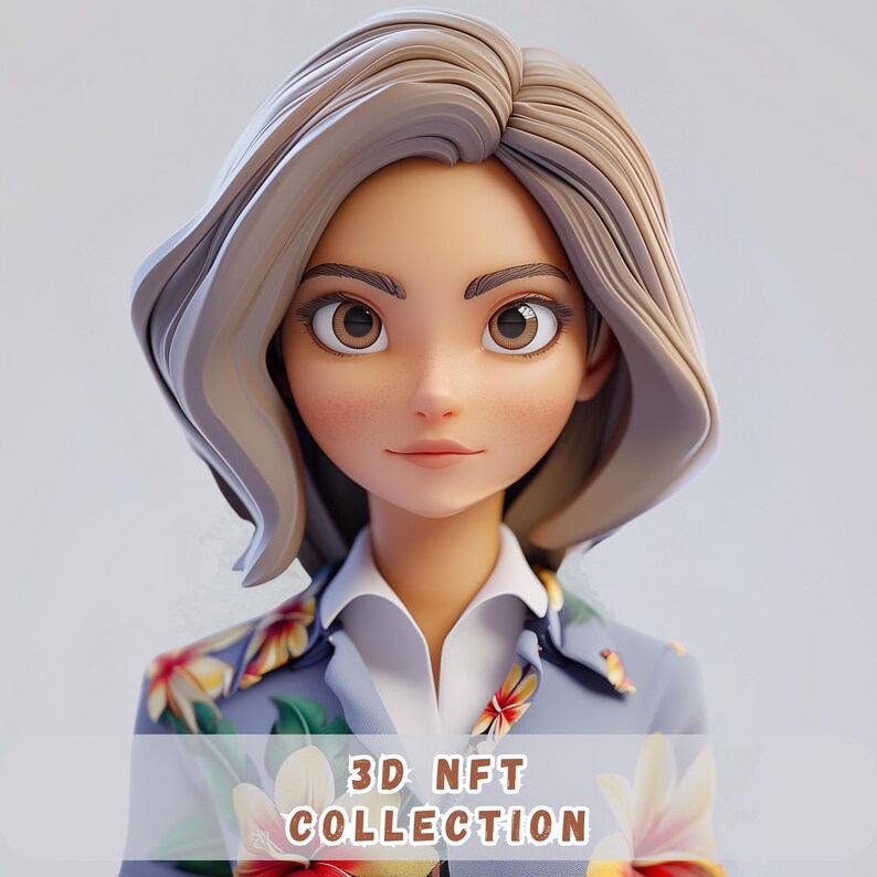 Custom 3D NFT Art Collection, 3D Nft Model,3d Character,3d Modeling, 3D ...