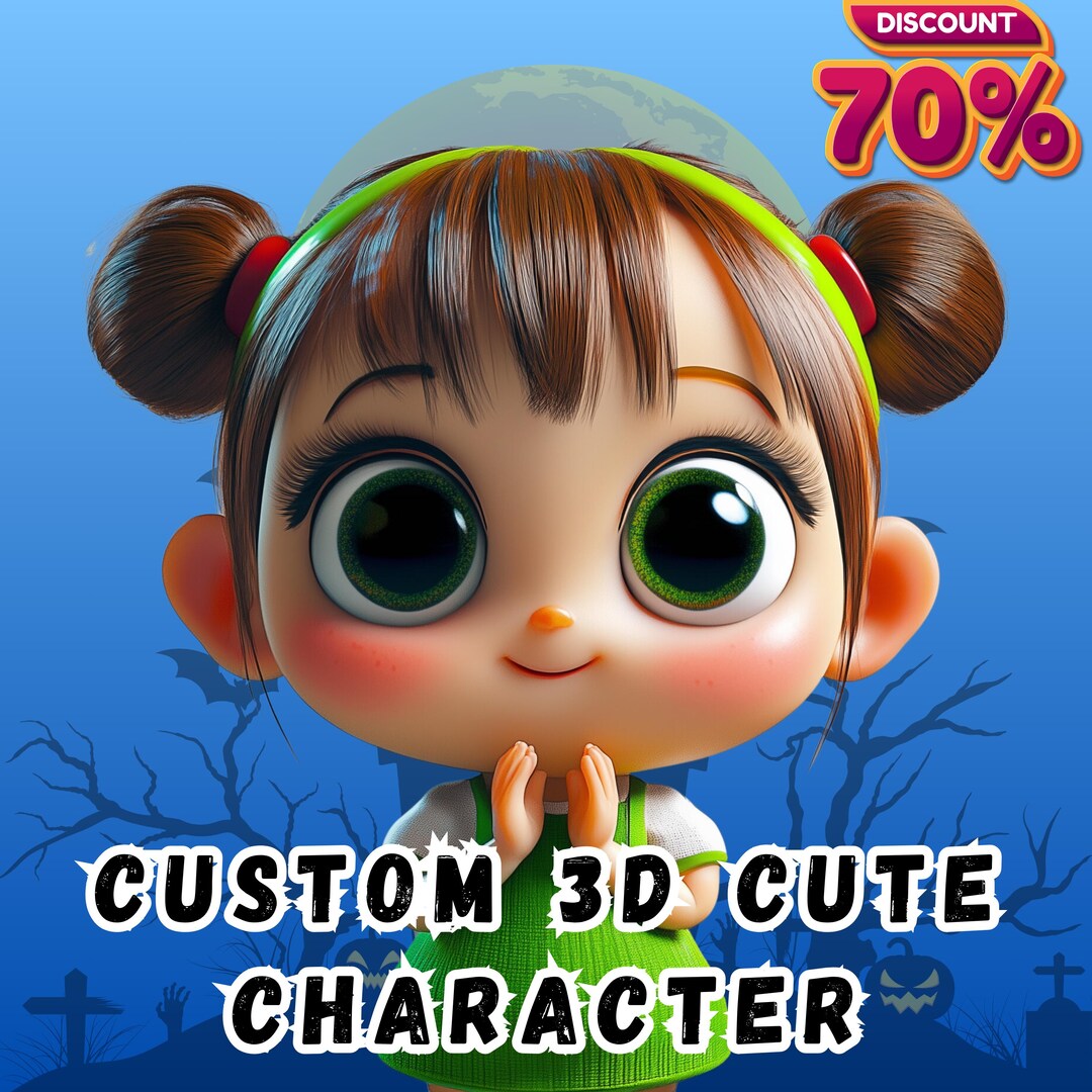 CUSTOM 3D CUTE Modeling Character, 3D Human, 3D Animal, & 3D Creatures ...