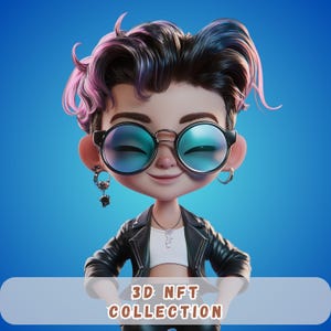 Custom 3D NFT Art Collection, 3D Nft Model,3d Character,3d Modeling, 3D ...