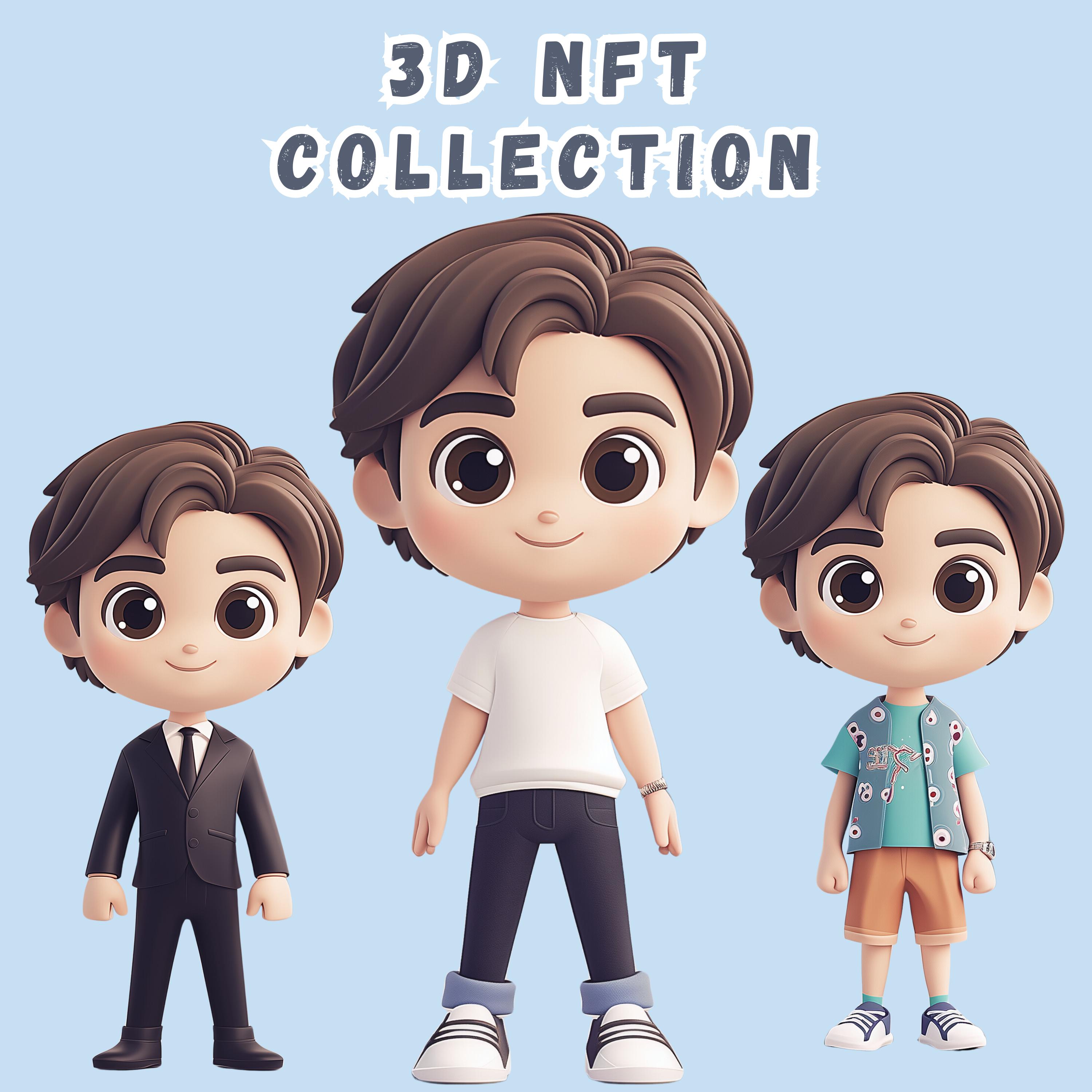 Custom 3D NFT Art Collection, 3D Nft Model,3d Character,3d Modeling, 3D ...