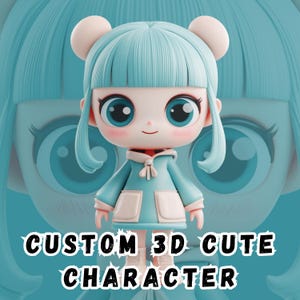 CUSTOM 3D CUTE Modeling Character, 3D Human, 3D Animal, & 3D Creatures for 3D Printing Animation ...