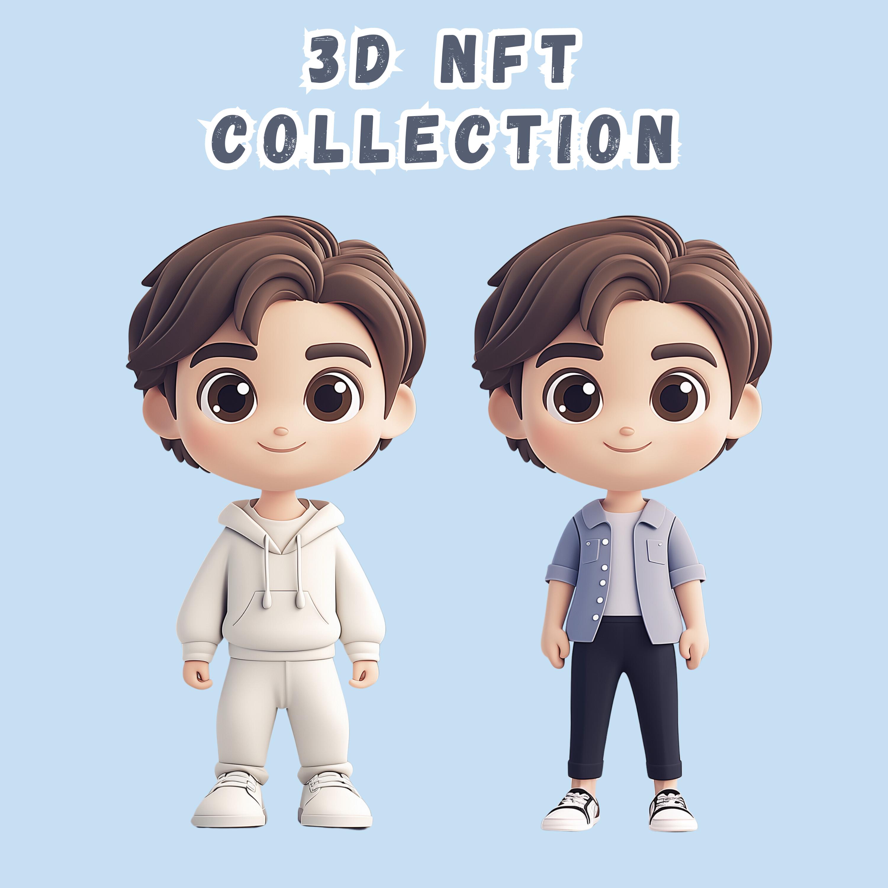 Custom 3D NFT Art Collection, 3D Nft Model,3d Character,3d Modeling, 3D ...