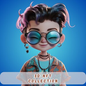Custom 3D NFT Art Collection, 3D Nft Model,3d Character,3d Modeling, 3D Model, Collectible, NFT ...