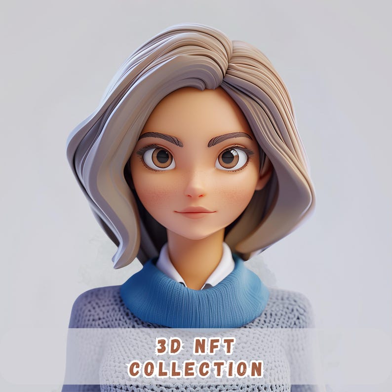 Custom 3D NFT Art Collection, 3D Nft Model,3d Character,3d Modeling, 3D ...