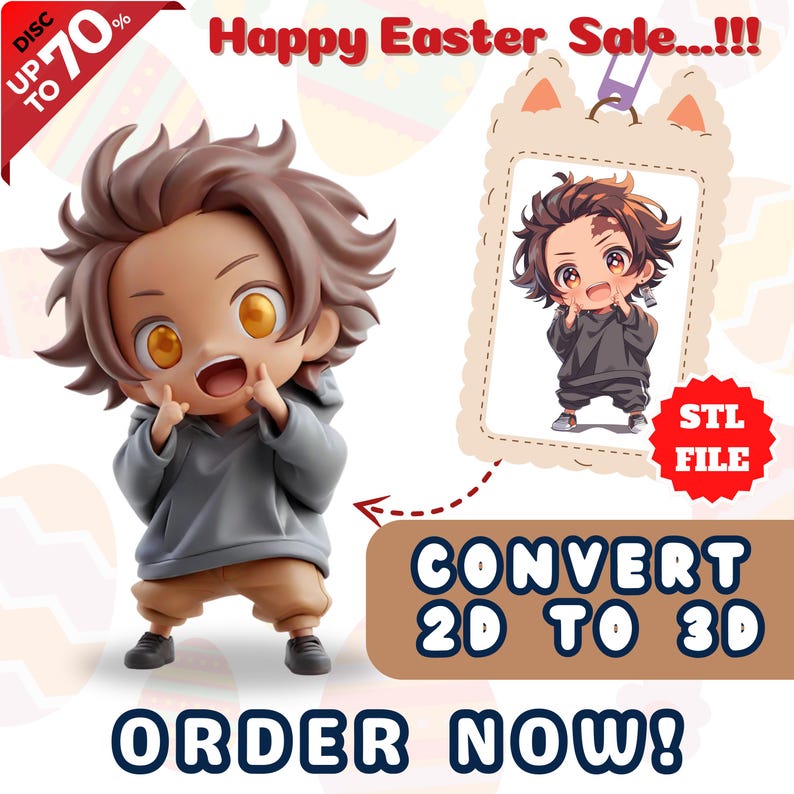 Convert 2D to 3D Model, STL File, Game Asset (digital File) - Etsy UK