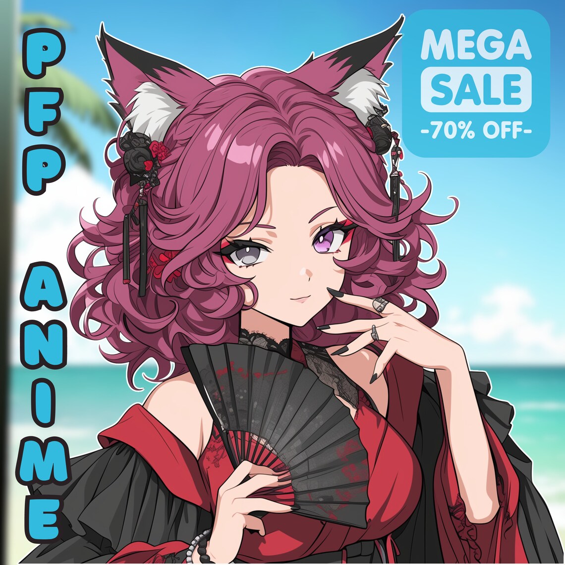 CUSTOM PFP Pfp Anime Profile Icon Pfp Commission Anime Custom PFP Art ...