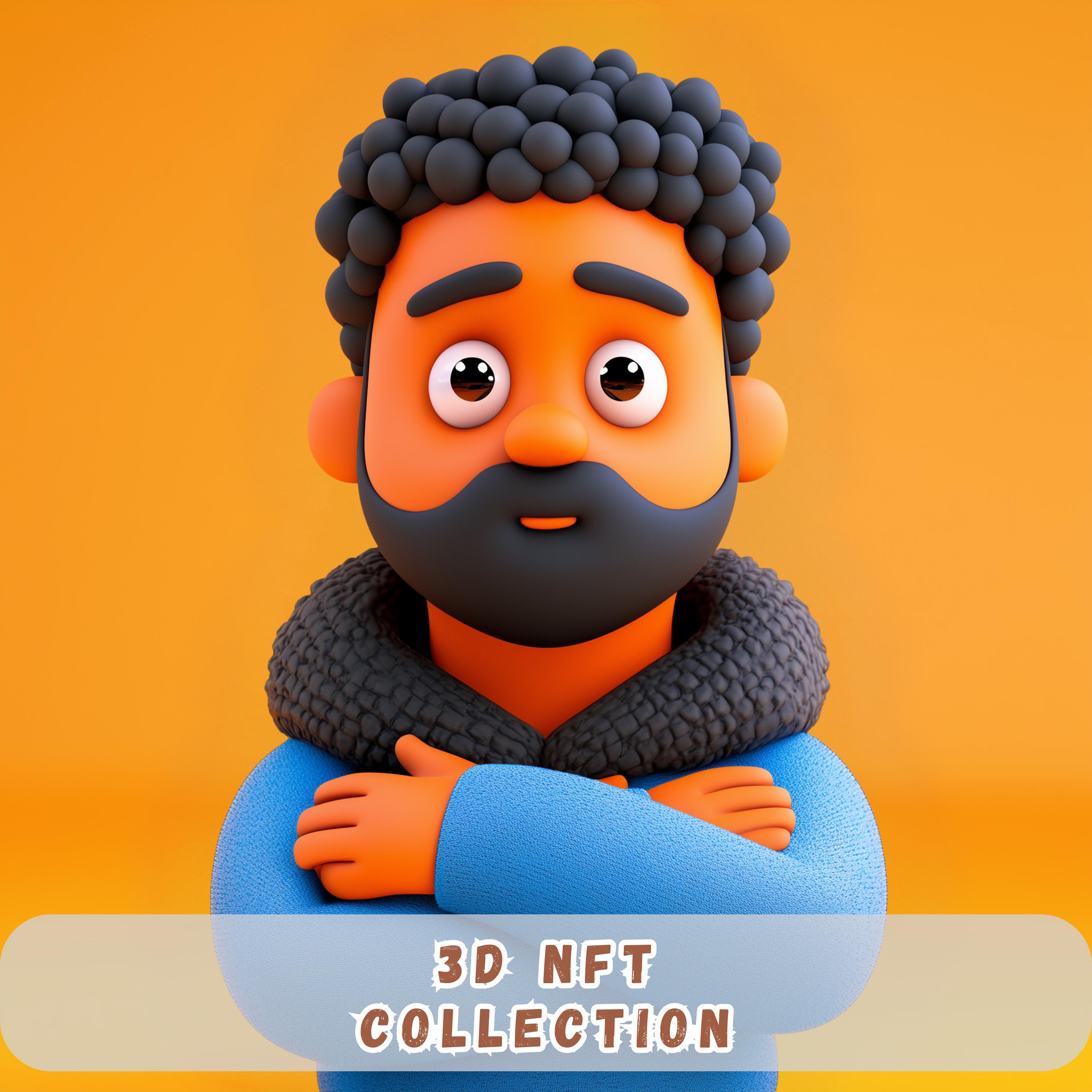 Custom 3D NFT Art Collection, 3D Nft Model,3d Character,3d Modeling, 3D ...