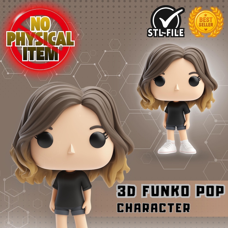 Create Your Own Funko Pop | Custom 3D Model in Blender | STL Digital ...