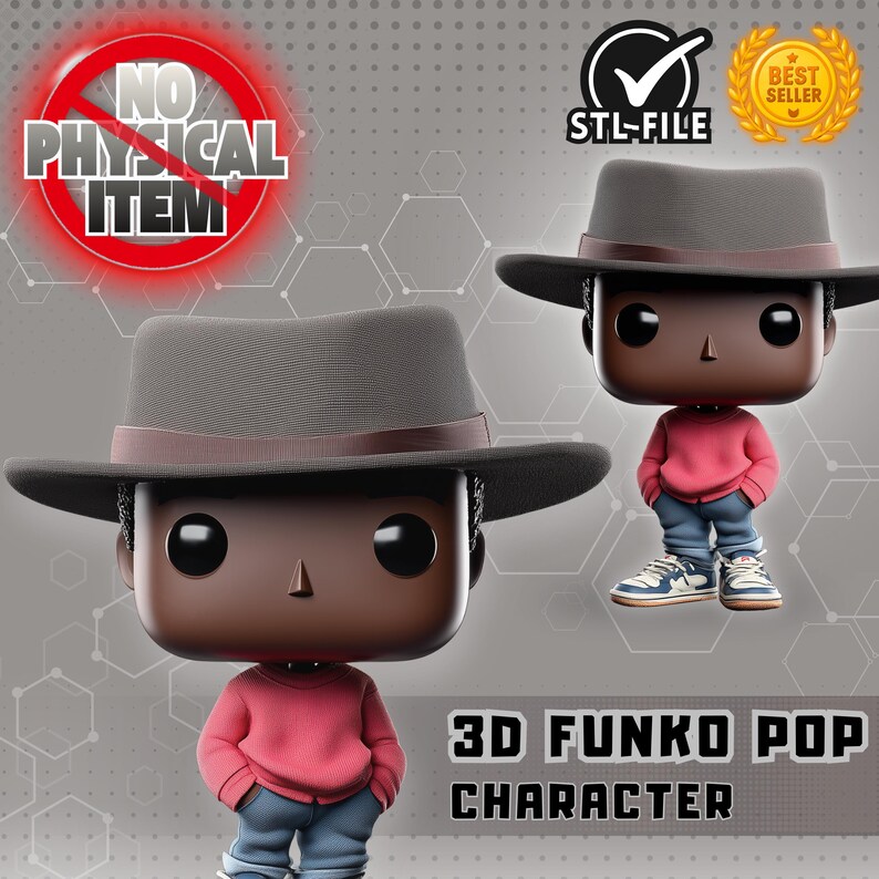 Create Your Own Funko Pop | Custom 3D Model in Blender | STL Digital ...