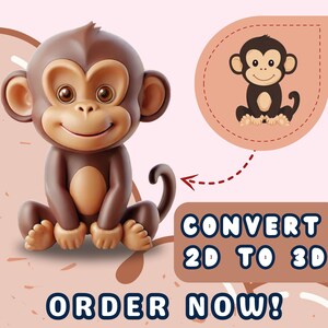 CONVERT 2D TO 3D 3D Model Commission 3D Design Service Custom DIGITAL ...