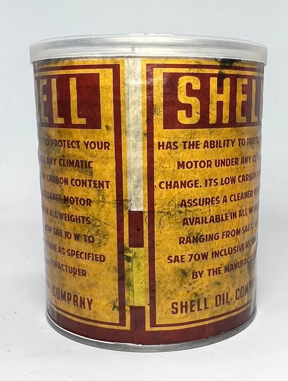 Shell Replica Vintage Motor Oil Can - Etsy