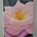 Original Floral Acrylic Painting Pink Rose on 11x14in Canvas - Etsy
