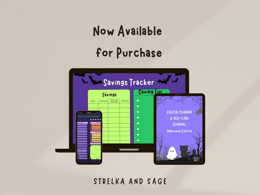 Spooky Budget Planner | Halloween-themed Digital Money Tracker | Cute ...