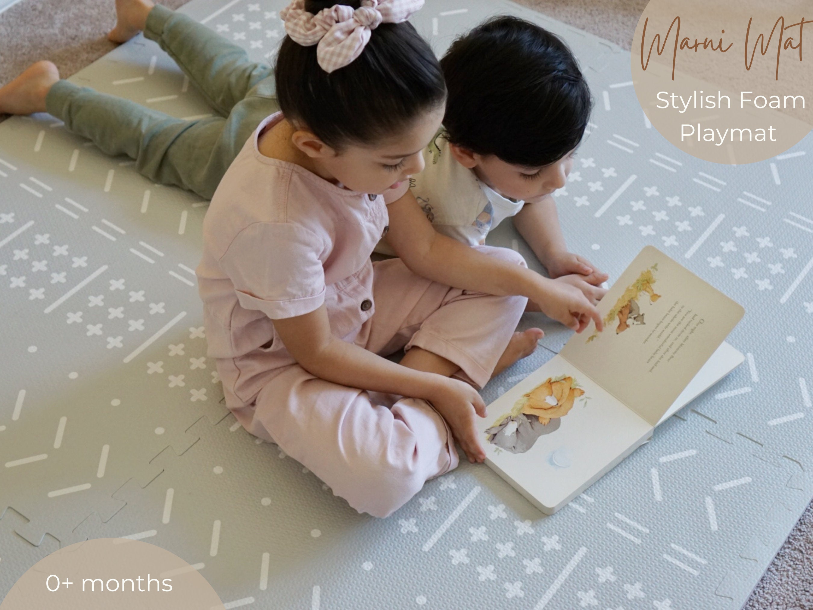 Marni Mat Modern and Stylish Extra Large Baby Play Mat, EVA Foam Baby ...