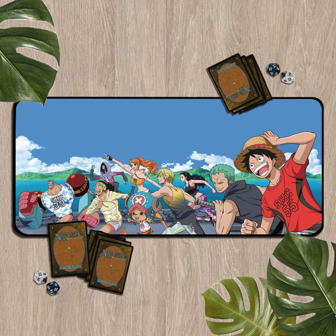 MTG Game Playmat One Piece Theme Exquisite Anime Playmat Gifts for ...