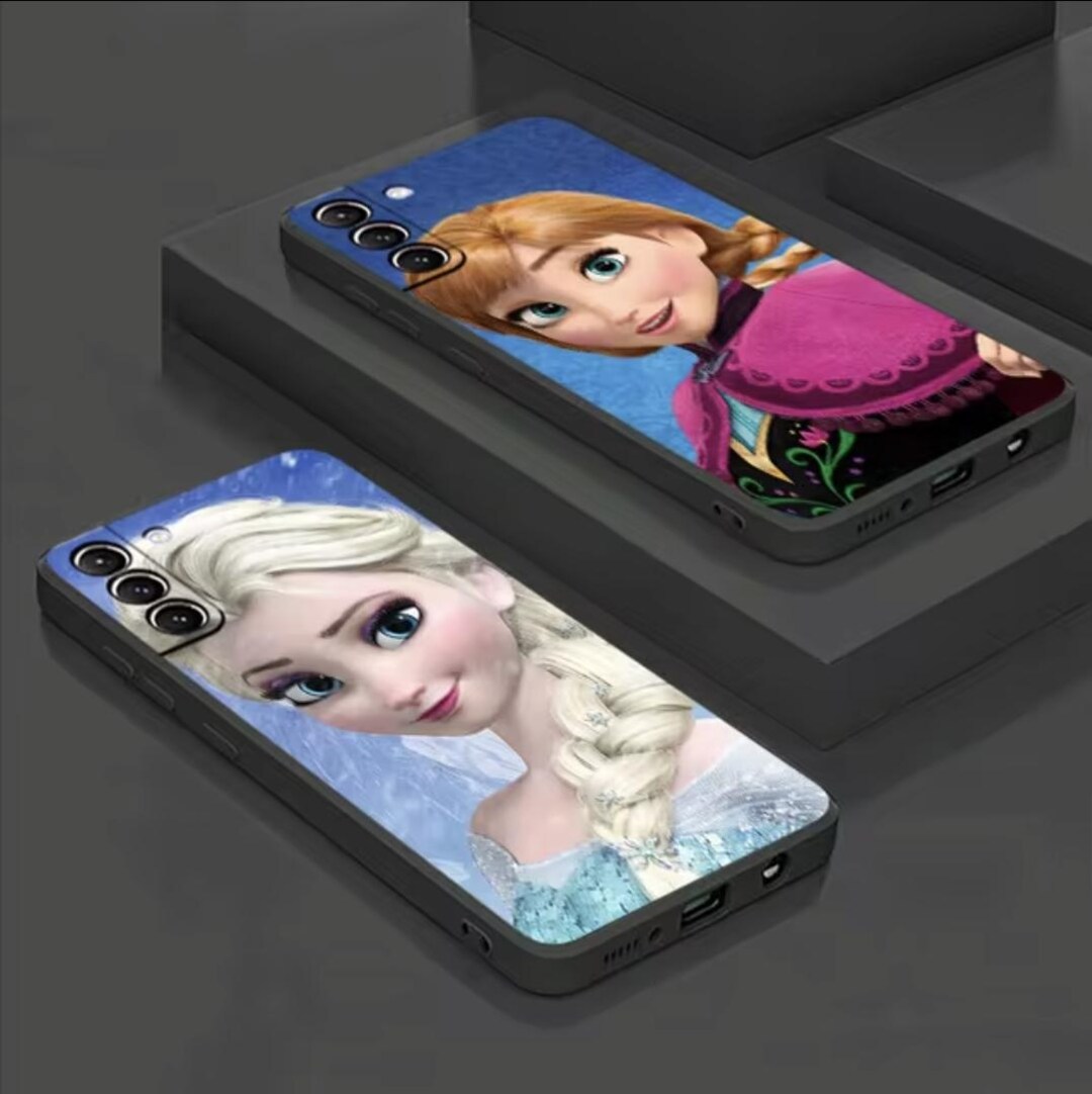 Princess Frozen Elsa Anna Case for Samsung Galaxy S24 S23 S22 Ultra S20 ...