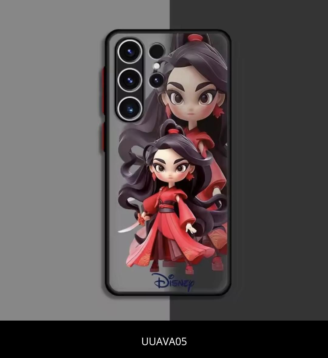 Princess Ariel Jasmine Elsa Cartoon Case for Samsung Galaxy S24 S23 S22 ...