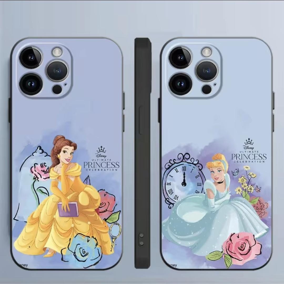 Flower Princess Cartoon Case for Apple iPhone 11 13 15 14 Pro Max 12 ...