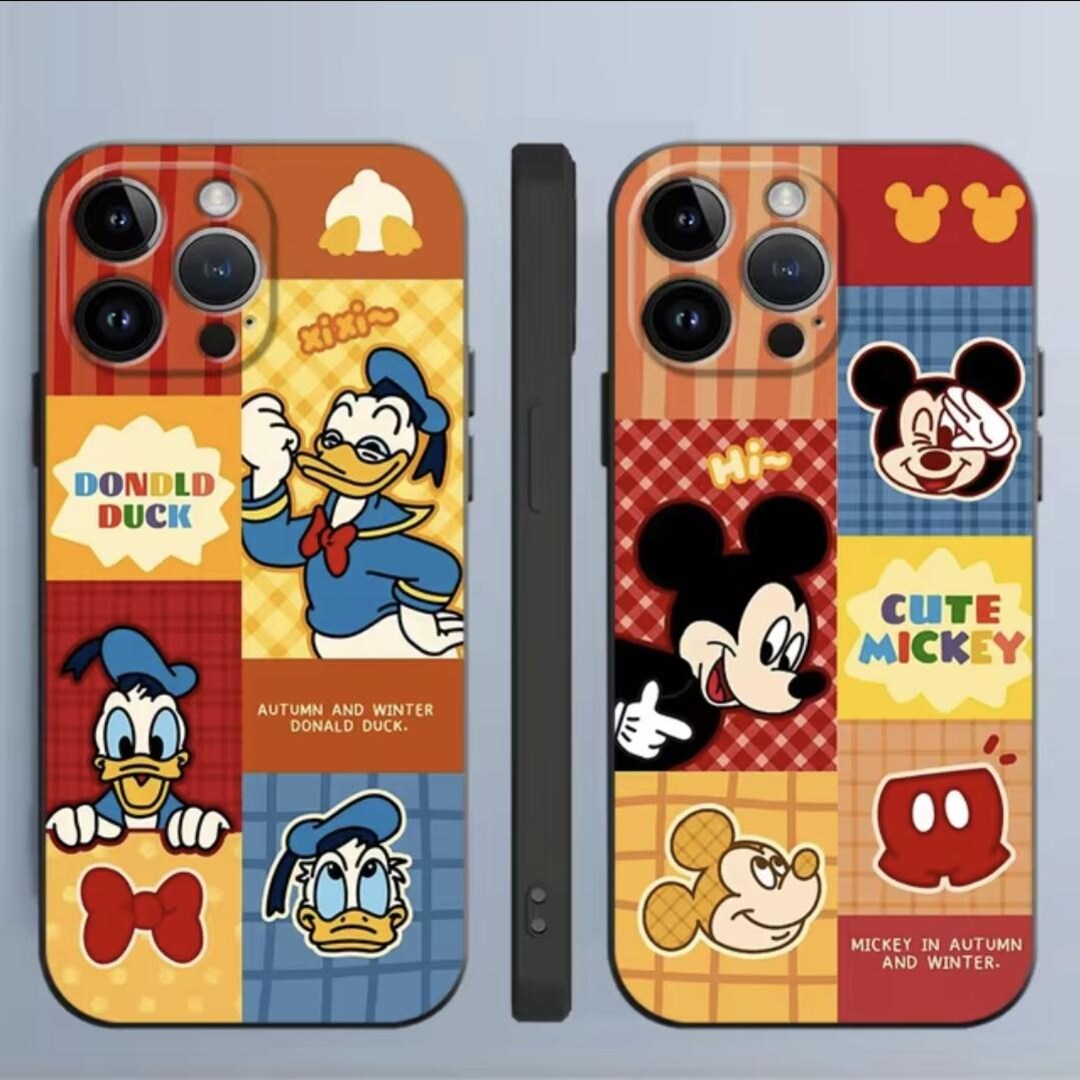 New Disney Mickey Donald Duck Case for Apple iPhone 11 13 15 14 Pro Max ...