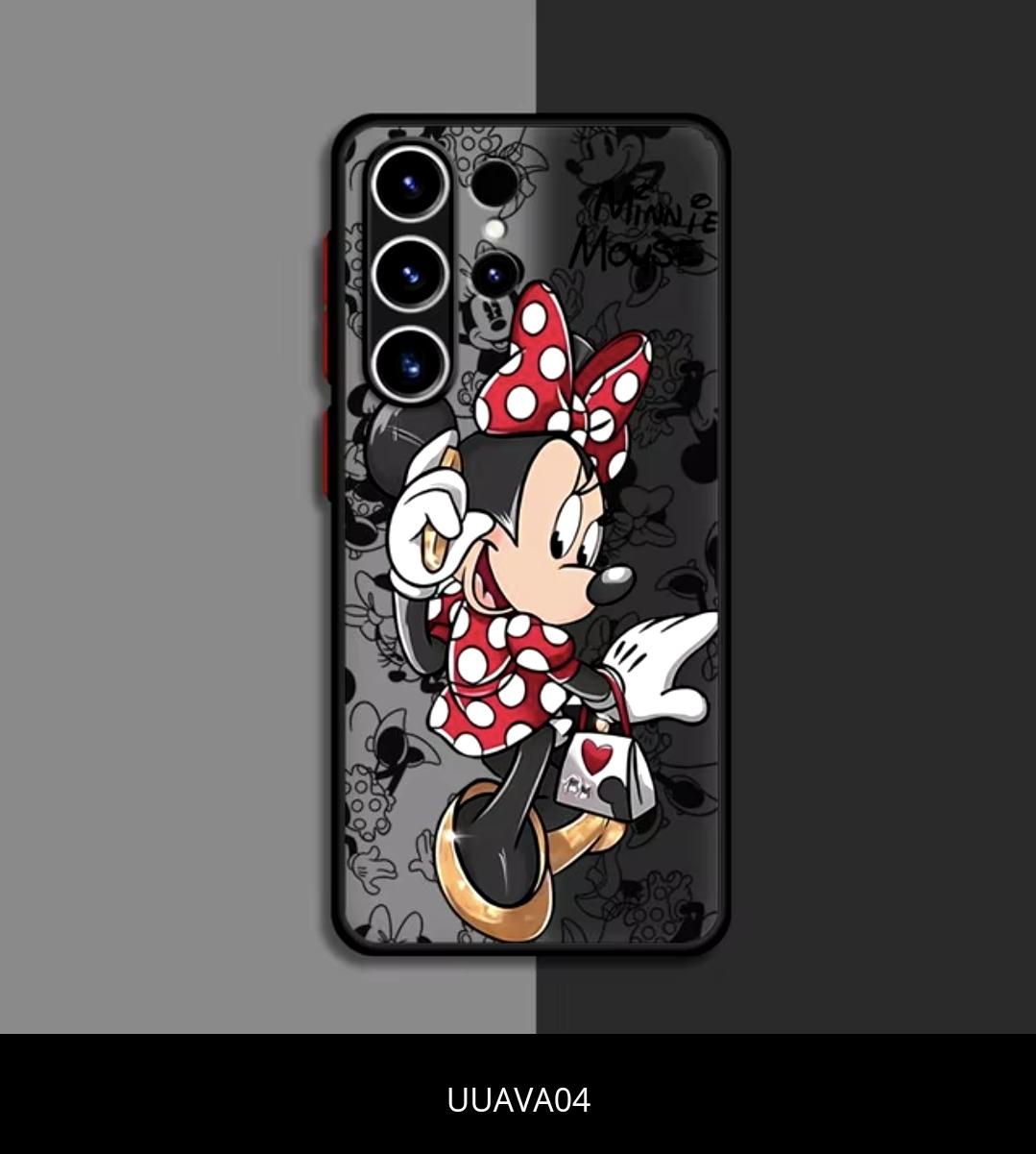 Cartoon Mickey Minnie Mouse Case for Samsung Galaxy S24 S23 S22 Ultra ...