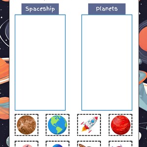 Space Activities for Kids - Etsy