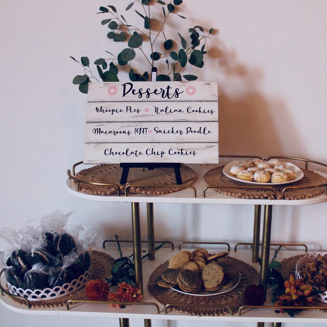 Rustic Wooden Table Sign - Etsy