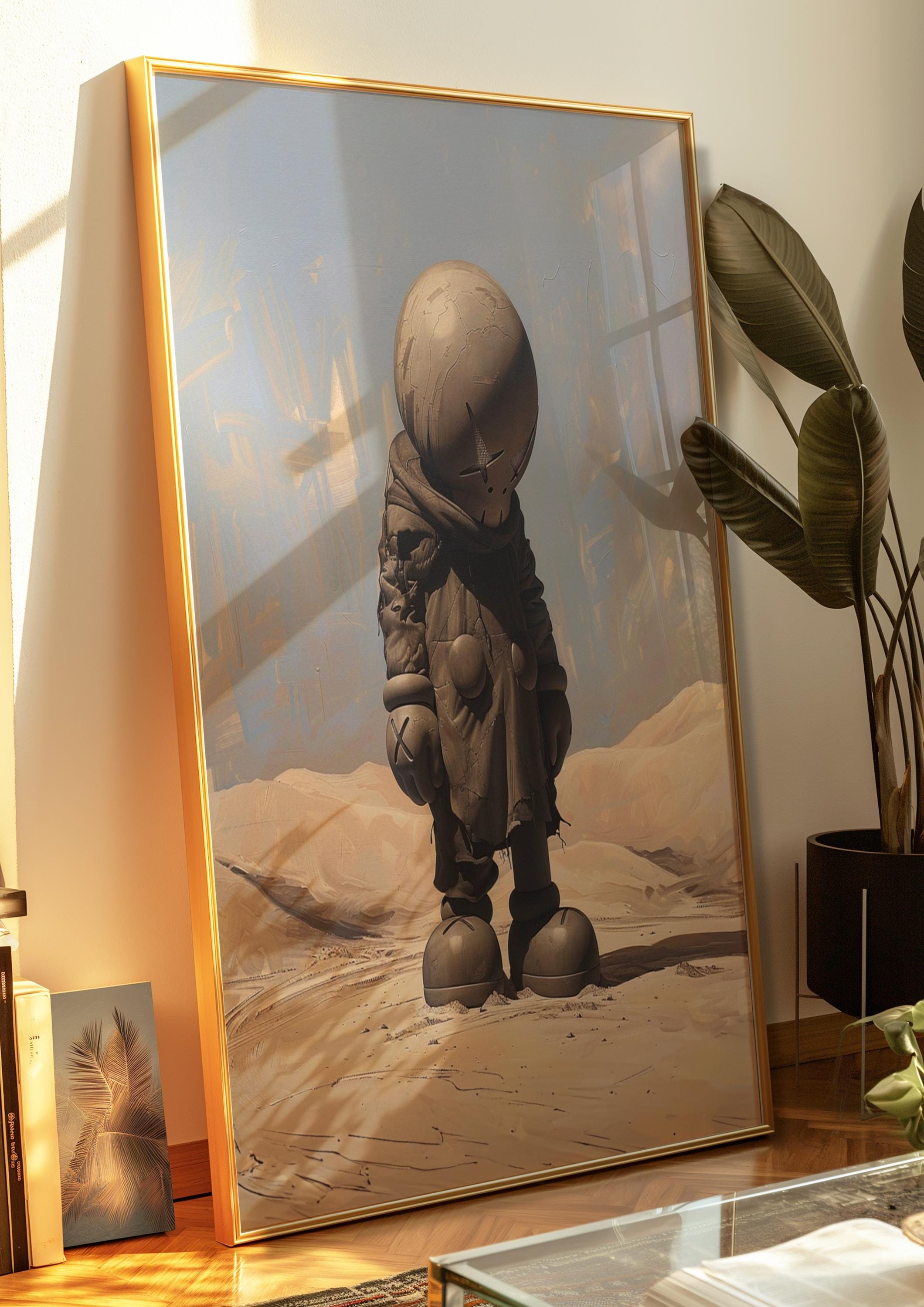 KAWS Poster, Hypebeast Kaws Figure Poster, Dune Inspired, Unique Kaws ...