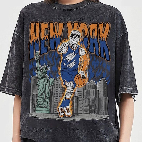 Knicks Skull - Etsy