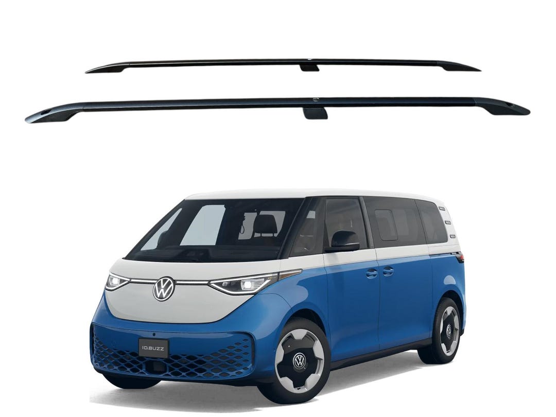 VW ID Buzz LWB Black Set Aluminum Roof Side Rails, 2025-2026 - Etsy Canada