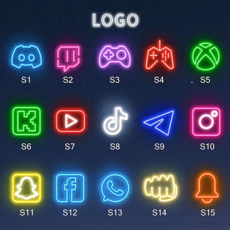 Personalized Gamer Tag Neon, Custom Username Neon Sign, Gamer Tag LED ...