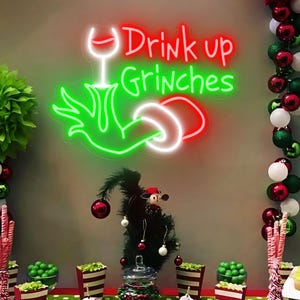 Grinch Neon Light Sign - Etsy