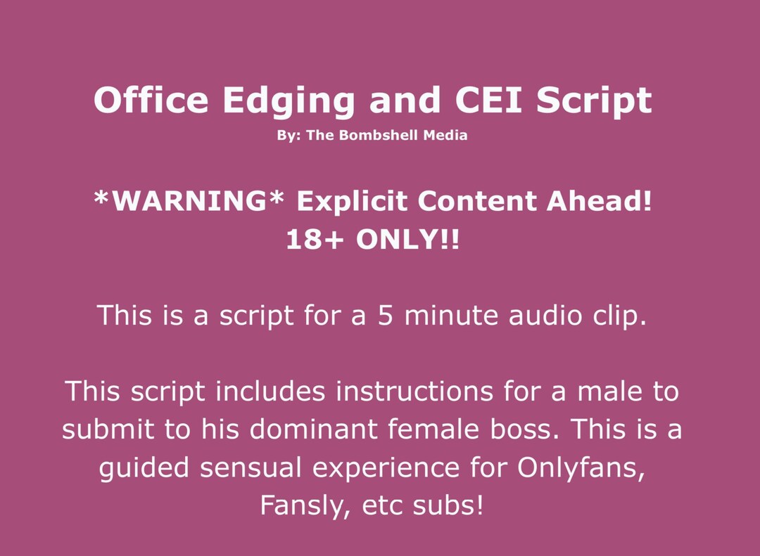 Empowering Goddess JOI CEI Script: Dominate and Humiliate for Ultimate ...