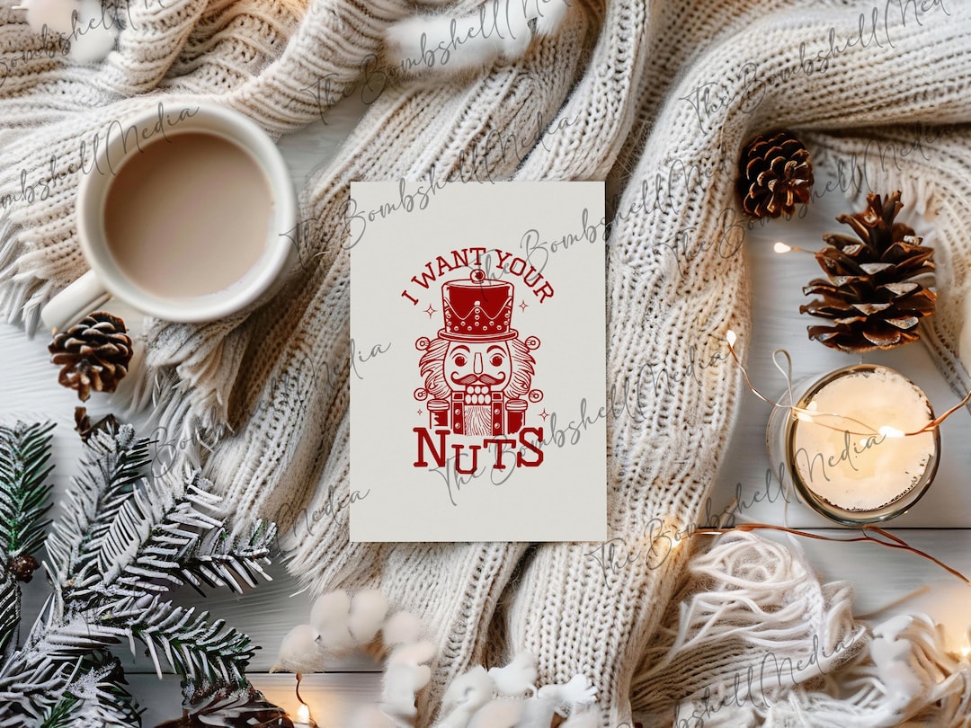 Funny Printable Christmas Card for Friends Instant Download, Humorous ...
