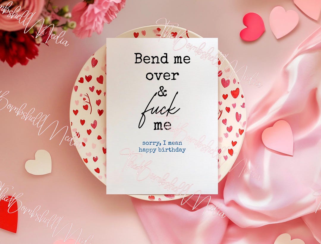 Funny Birthday Card Printable, Naughty Birthday Card, Adult Humor Card ...