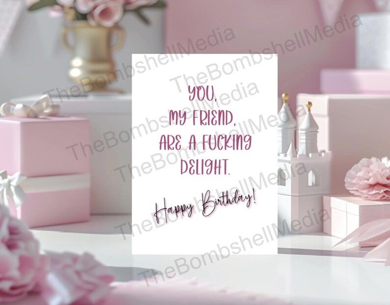 You Are a Delight Funny Card Printable Holiday Card - Etsy