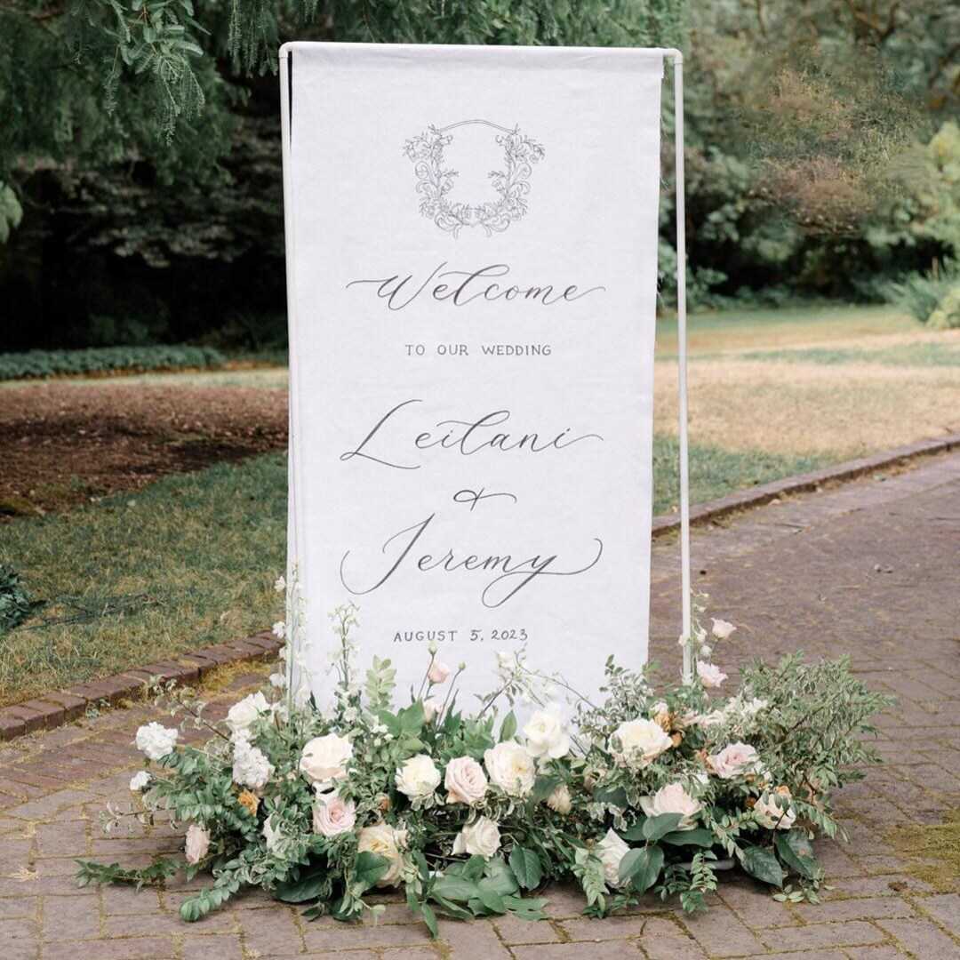 Modern Wedding Welcome Sign, Fabric Sign, Wedding Fabric Welcome Sign ...